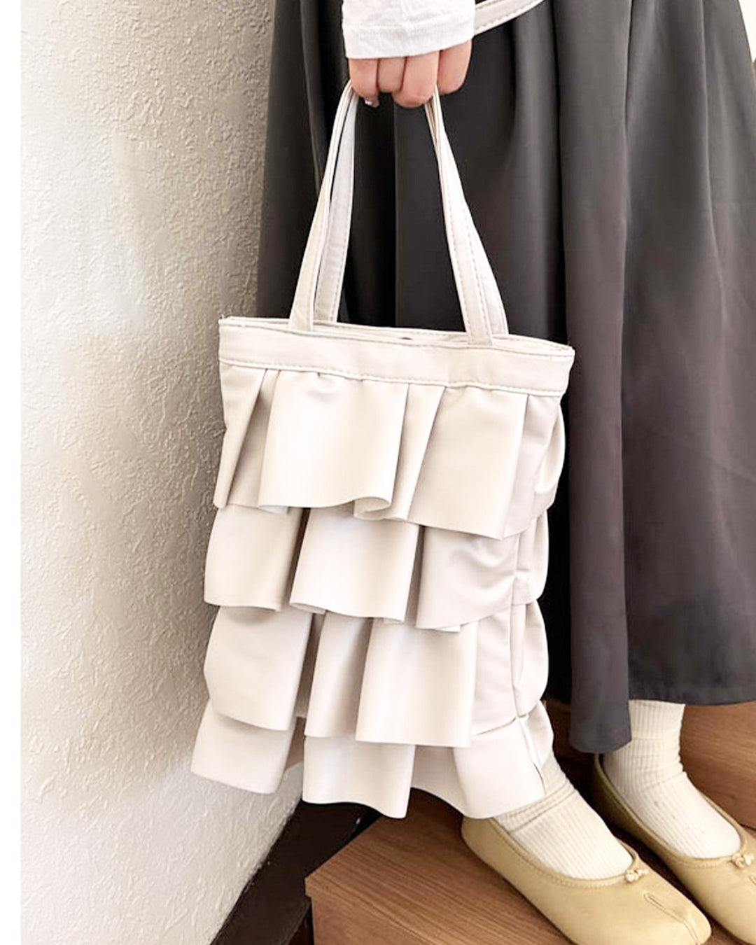 レザーフリルトートバッグ PRCL906180｜Cummel(キュンメル)