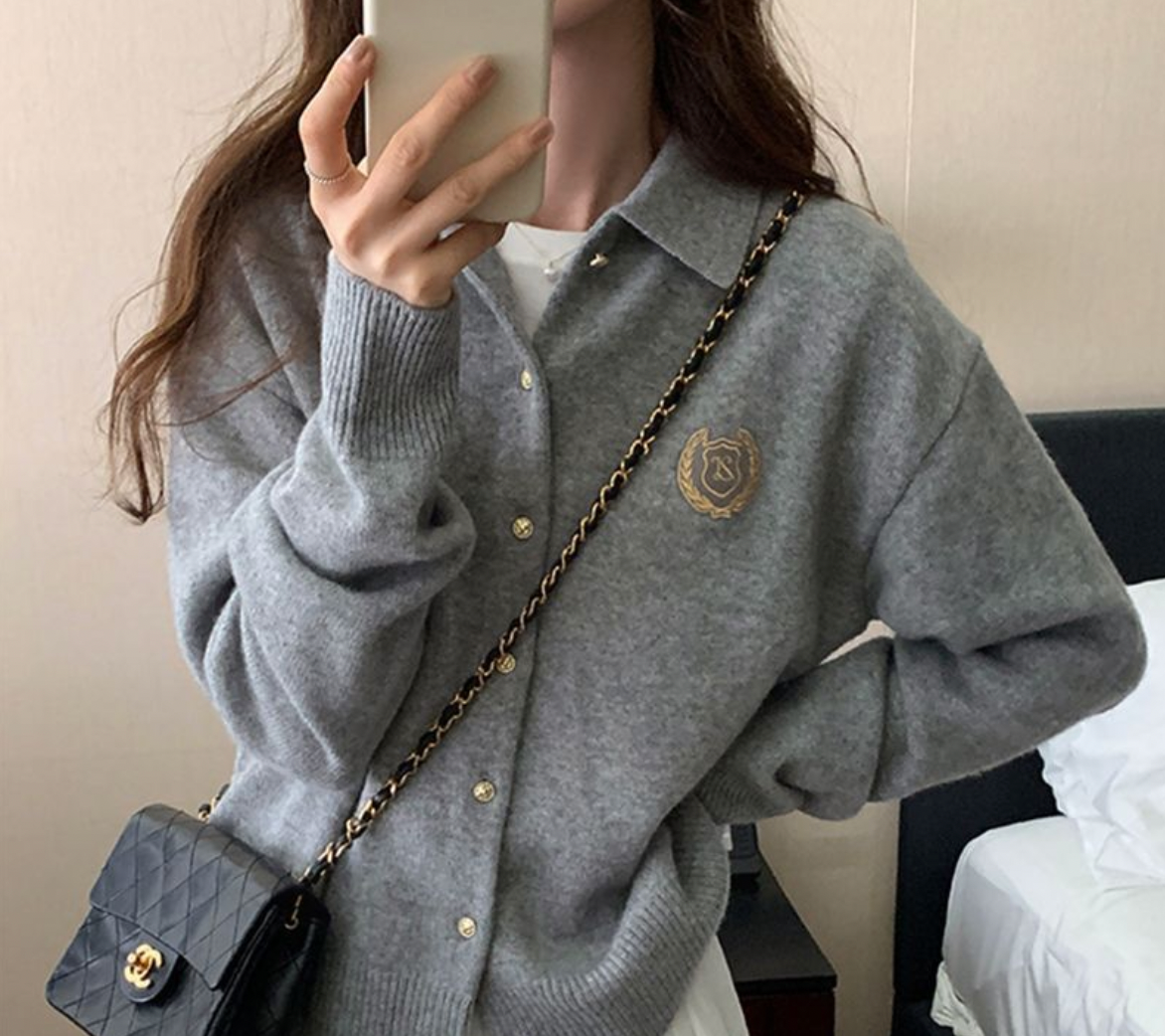 スクール風ニットカーディガン PRCL906475｜Cummel(キュンメル)