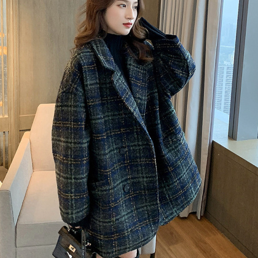 チェックショートコート PRCL906545｜Cummel(キュンメル)